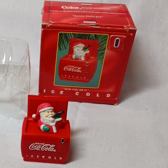 Coca Cola | Holiday | 994 Santa Cocacola Ornament | Poshmark